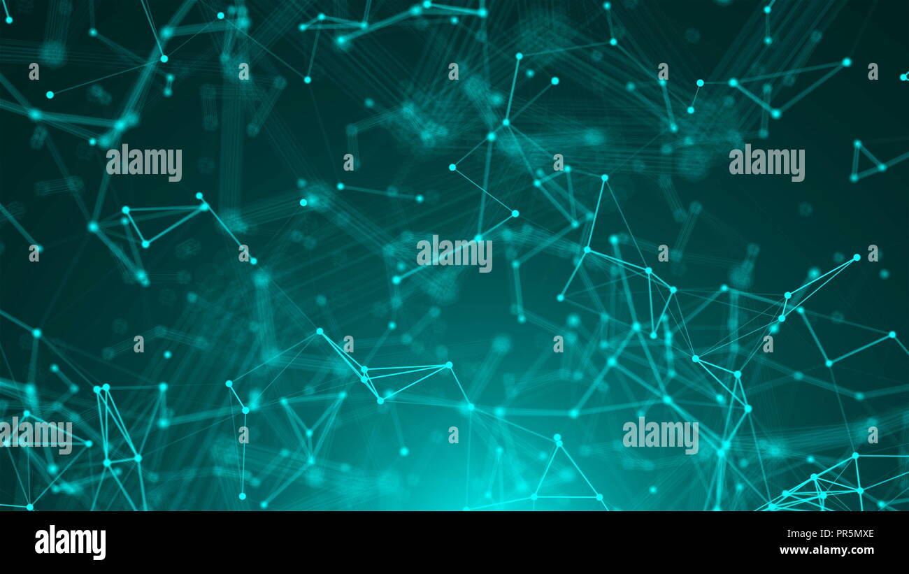 Abstract connection dots. Technology background. Network concept Stock ...