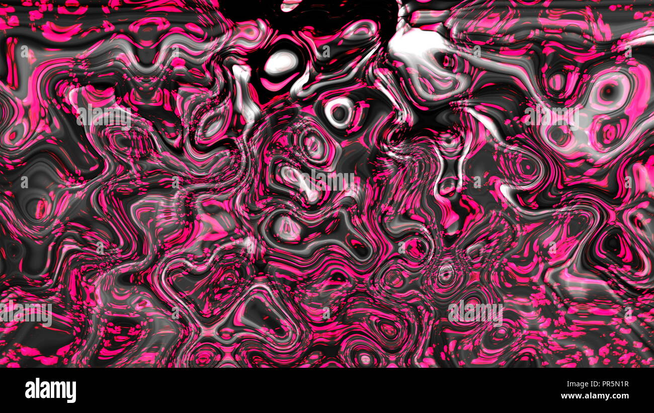 Abstract background with visual wave oil, 3d render computer generating ...