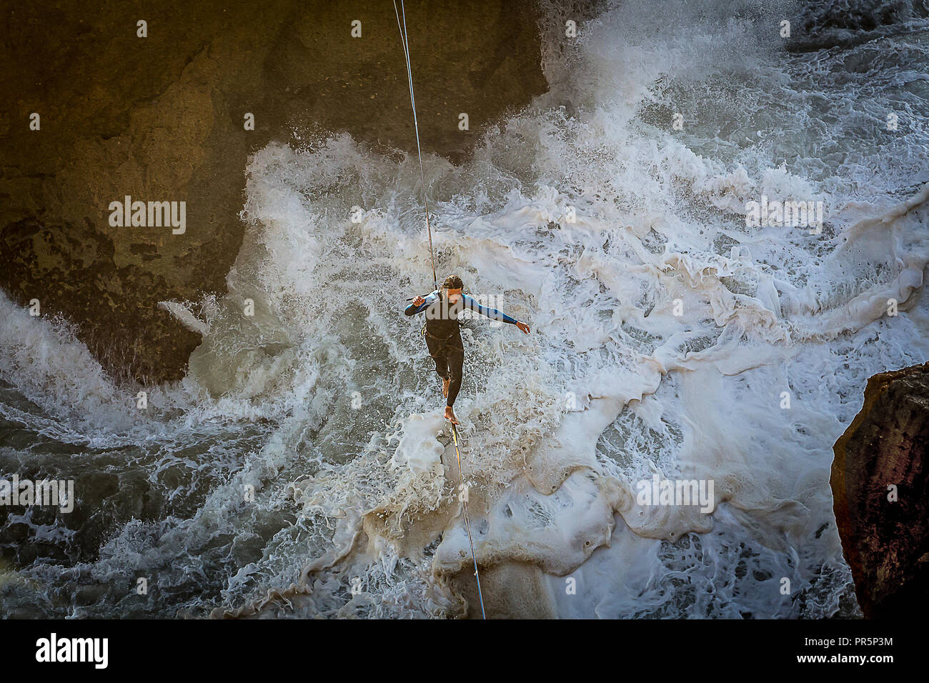 High wire safety harness hi-res stock photography and images - Alamy