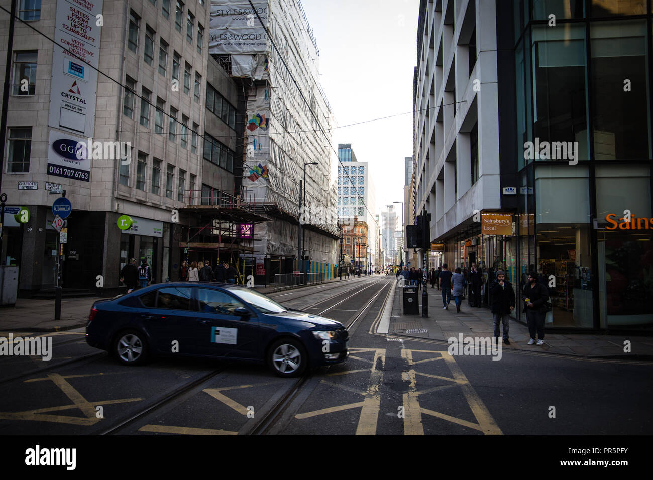 Manchester Street Photography uk Stock Photo - Alamy