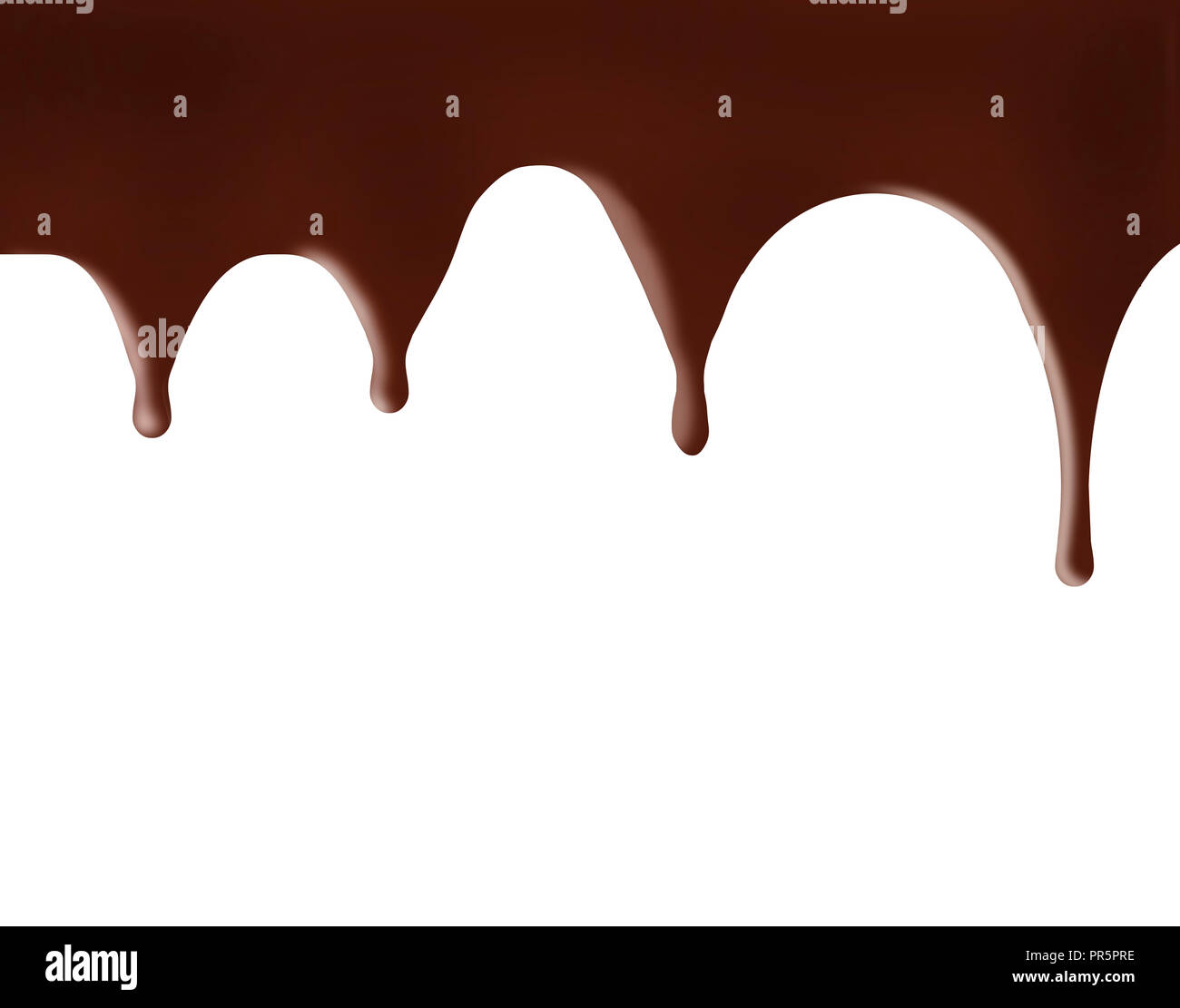 Dripping liquid chocolate hi-res stock photography and images - Alamy