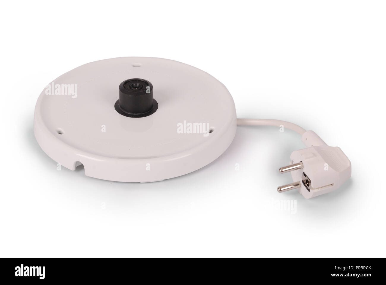 Base unit for electrical kettle isolated on the white background Stock ...