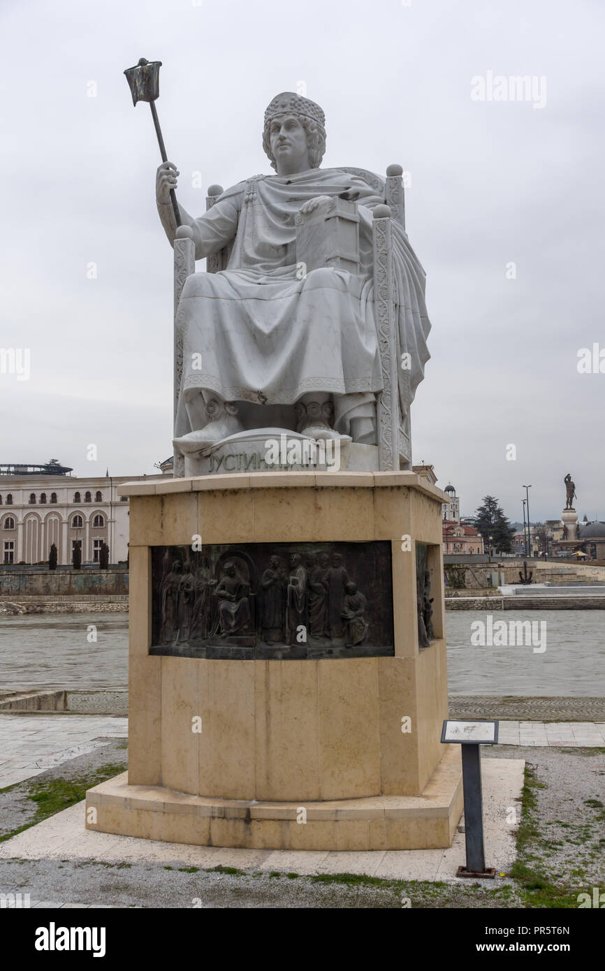 Justinian i monument hi-res stock photography and images - Alamy