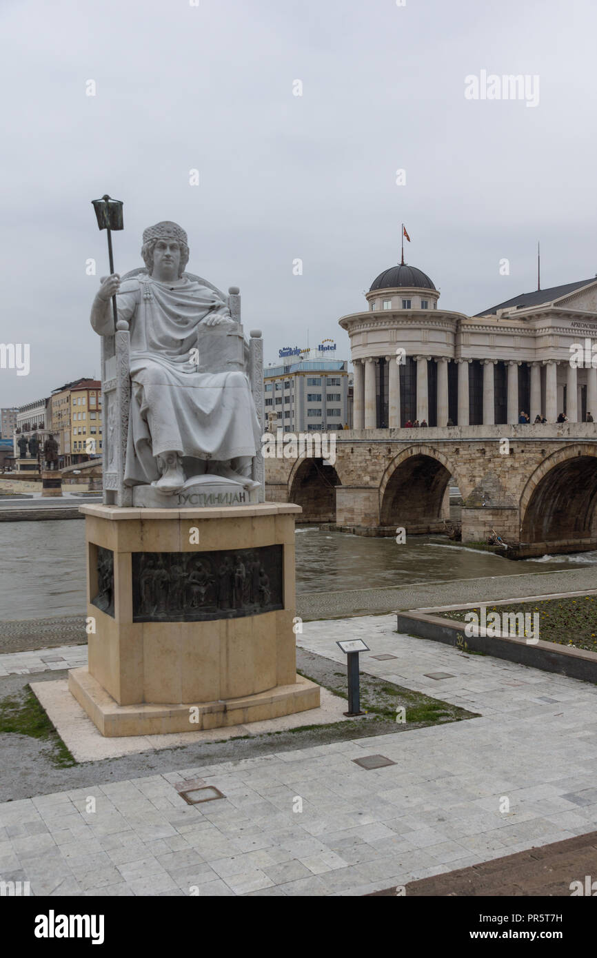 Justinian i monument hi-res stock photography and images - Alamy