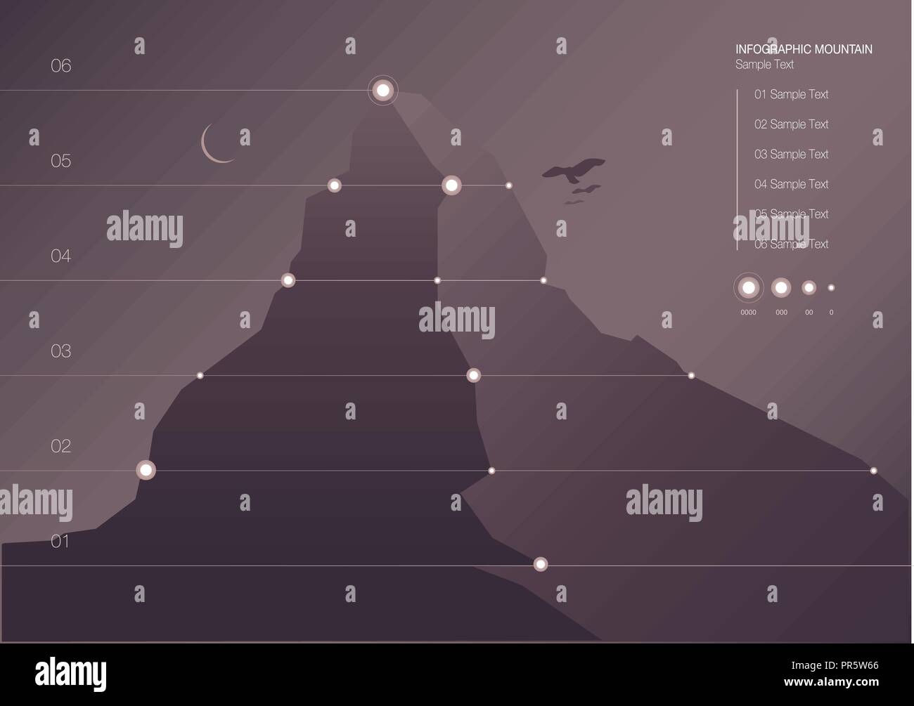 Mountain infographic for business or others Stock Vector Image & Art ...