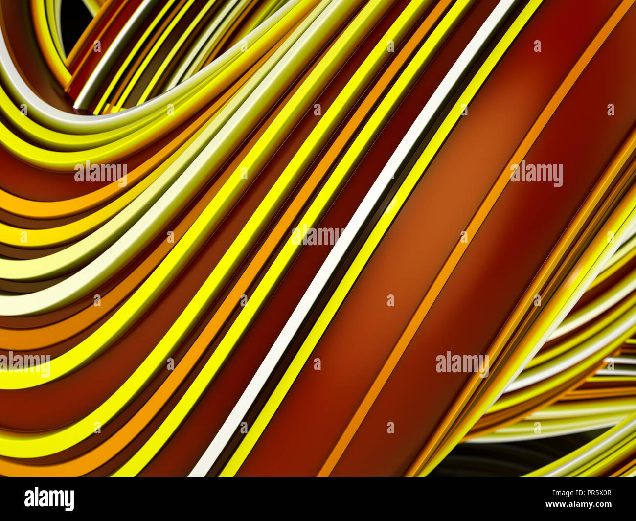 Colors lines formed abstract background. 3D illustration Stock Photo ...
