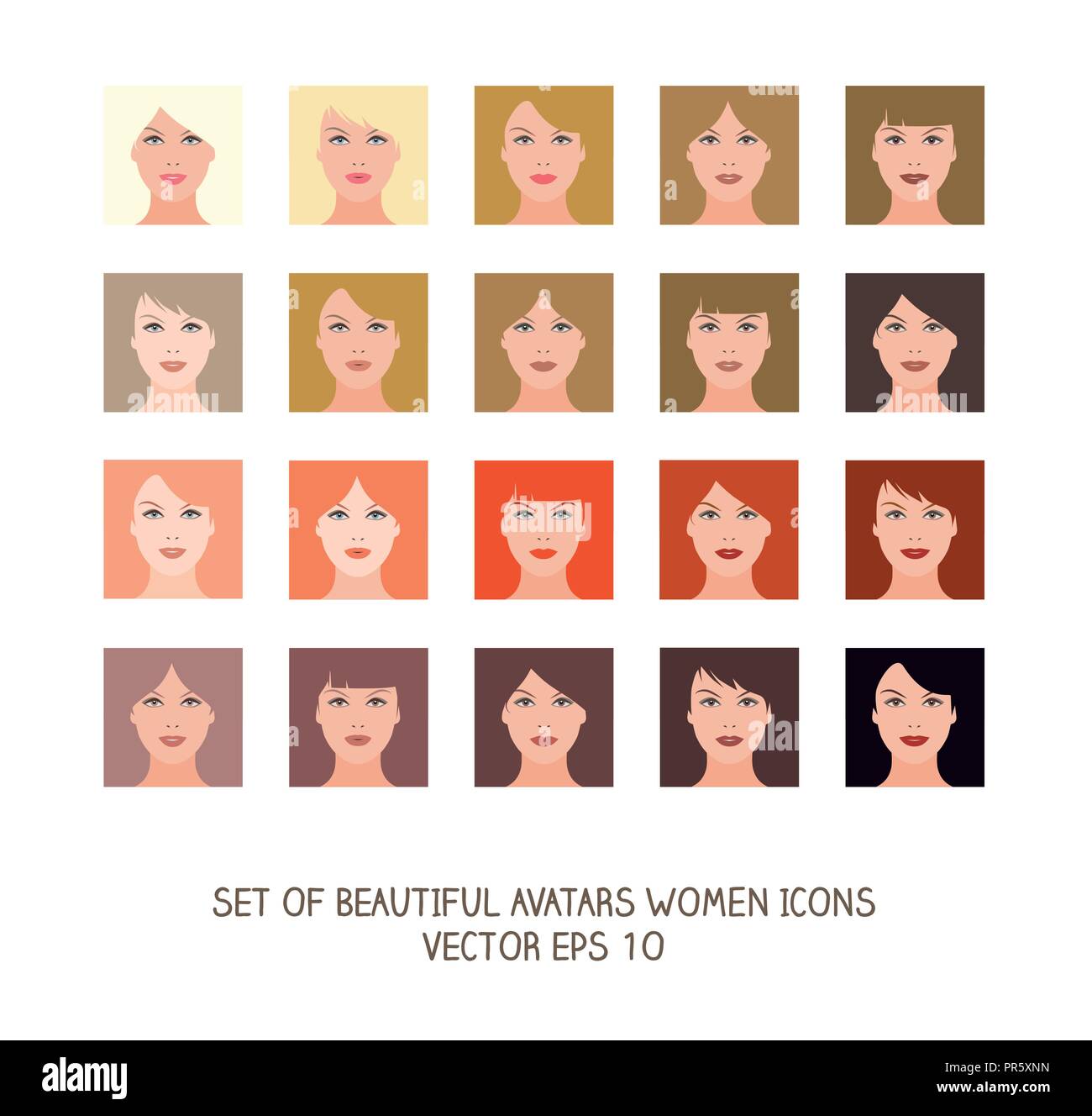 Women icons hi-res stock photography and images - Alamy