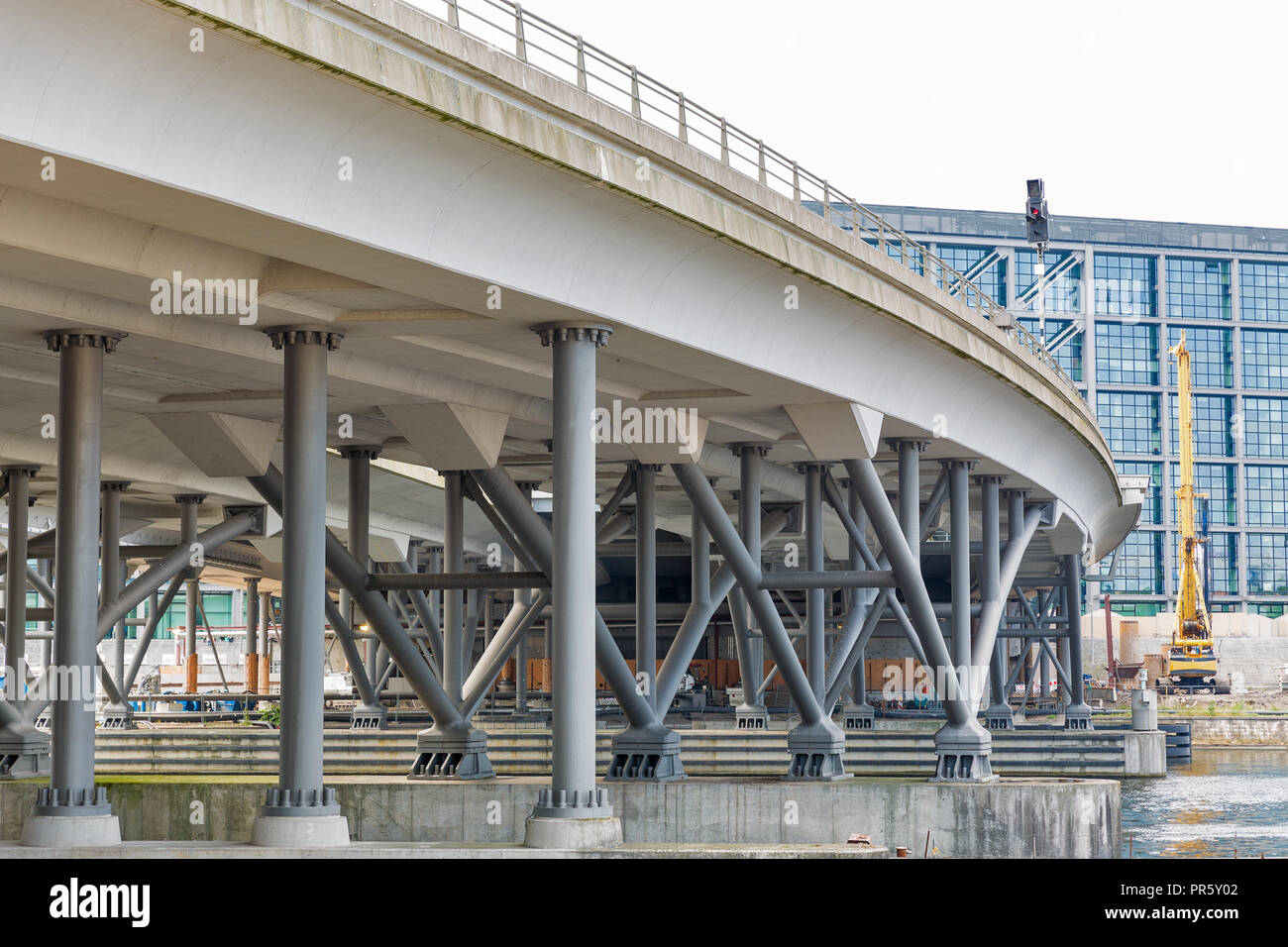 Bridge under construction in germany hi-res stock photography and ...