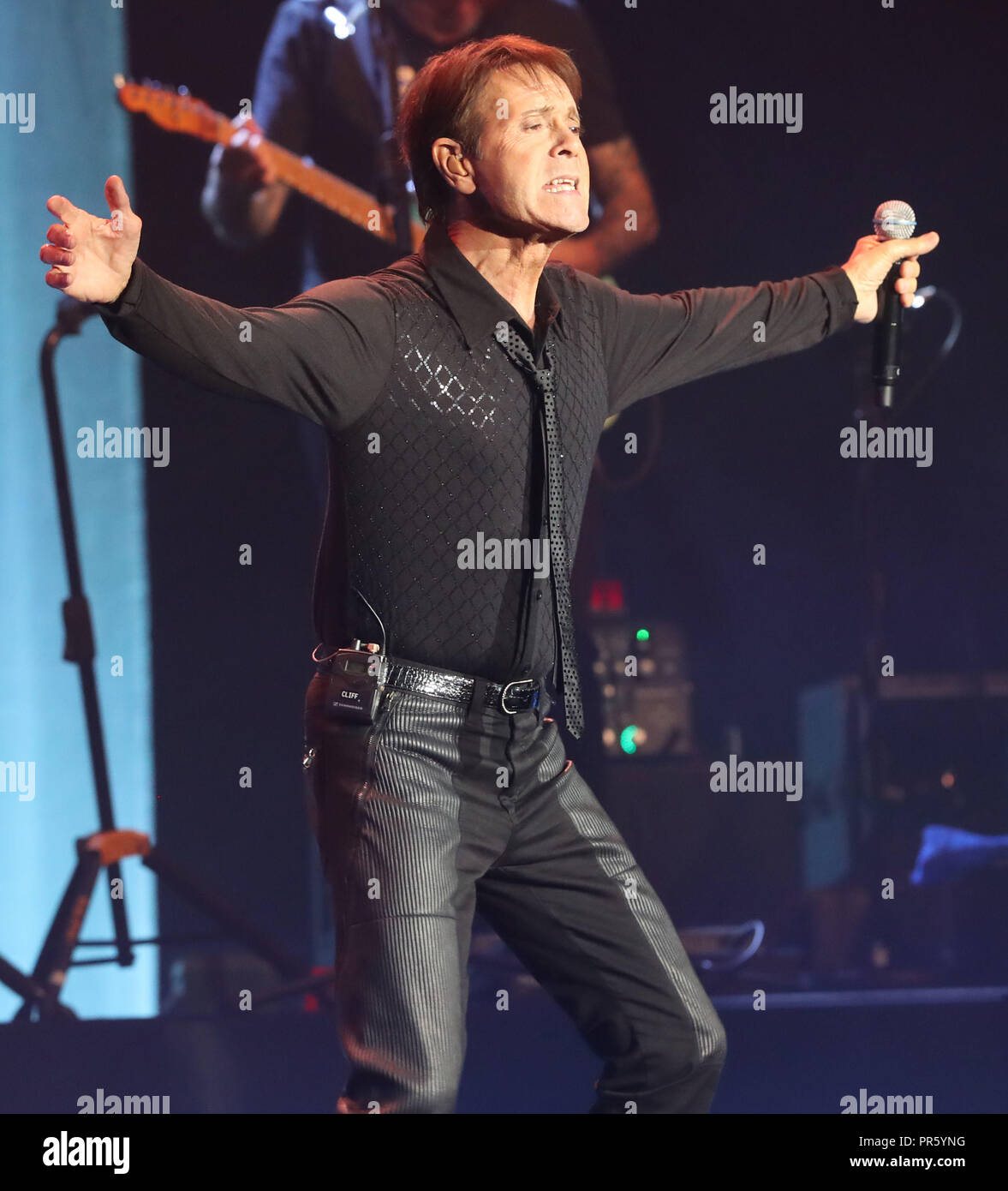 Sir Cliff Richard takes to the stage as part of his 60th anniversary ...