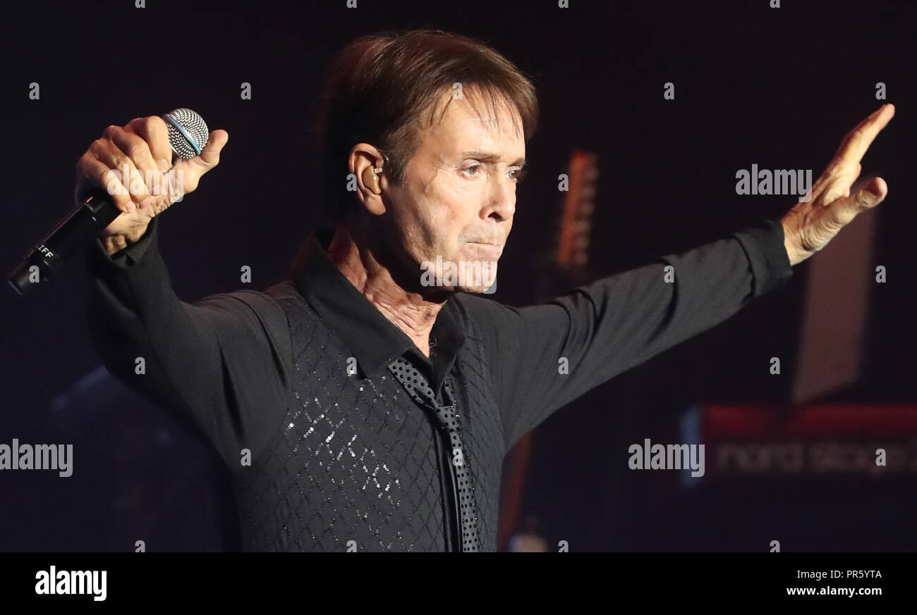 Sir Cliff Richard takes to the stage as part of his 60th anniversary ...