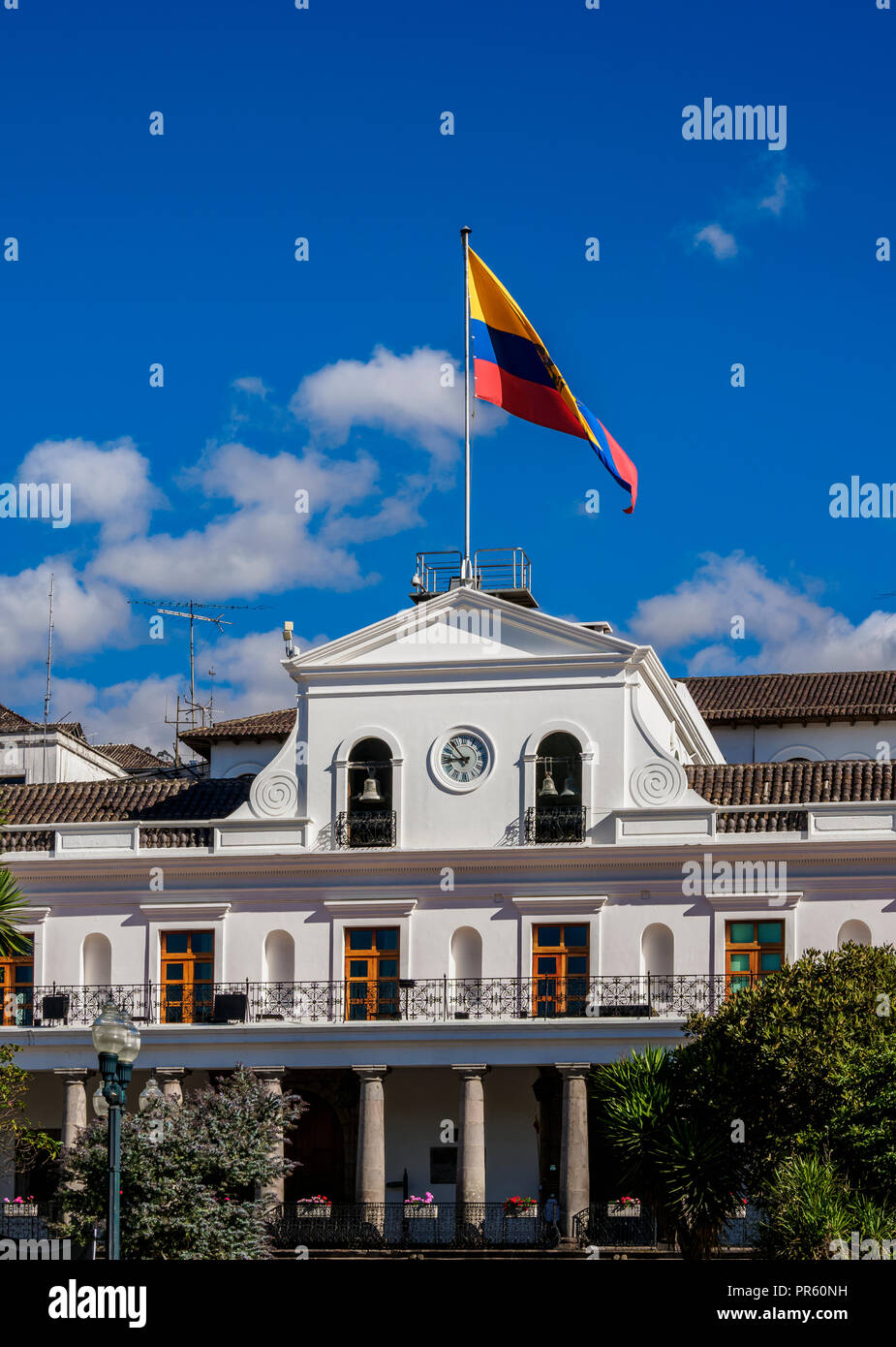 Carondelet Palace at Independence Square or Plaza Grande, Old Town ...