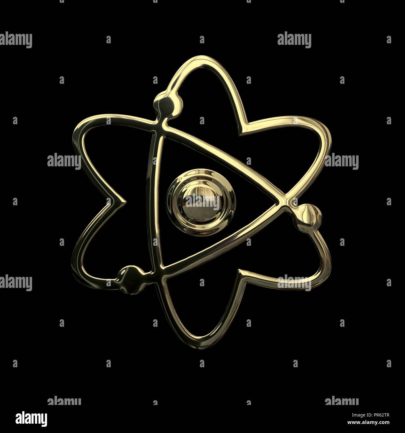 Gold Atom Surface High Resolution Stock Photography and Images - Alamy