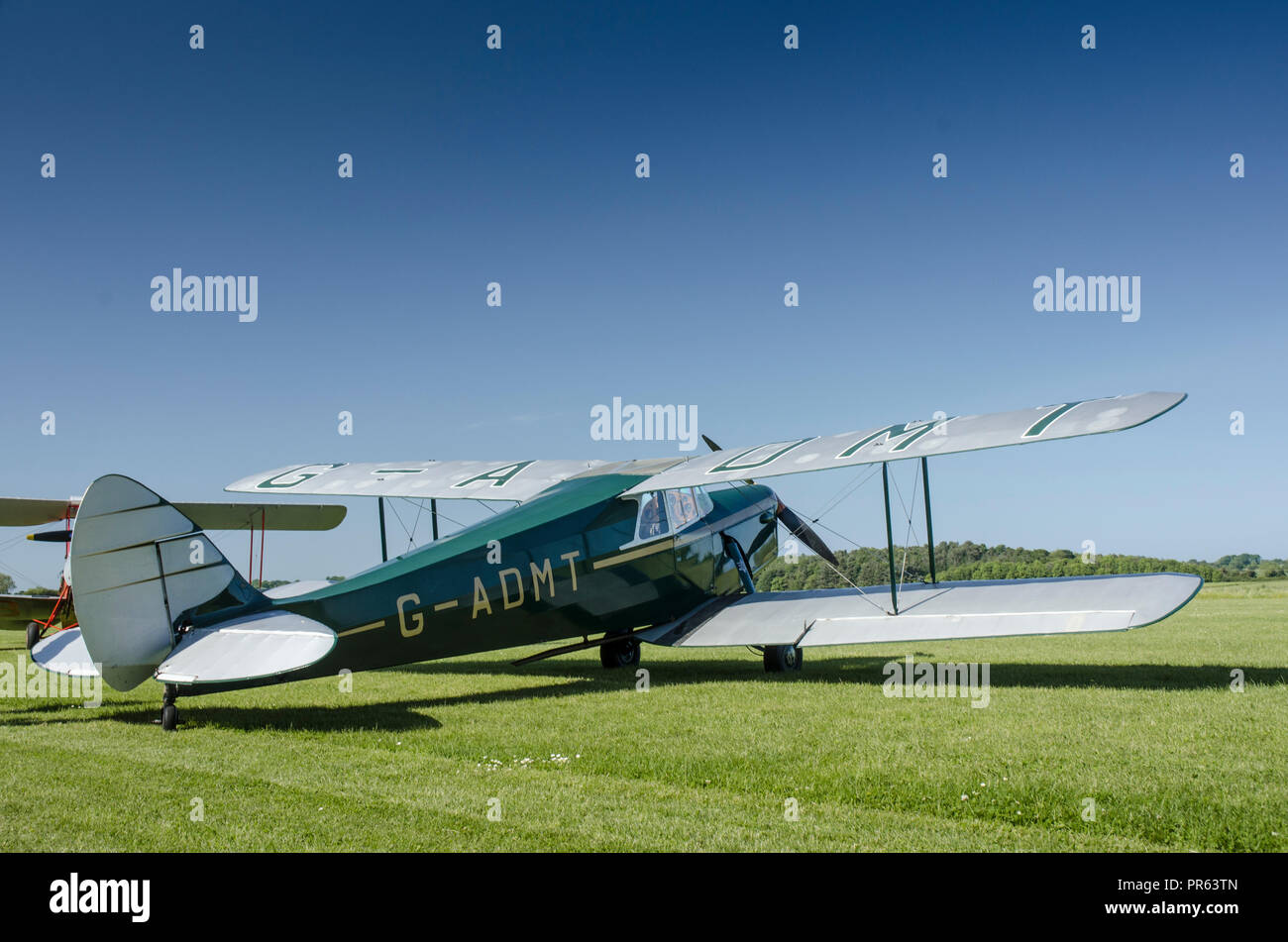 deHavilland Hornet Moth 1930s Biplane Stock Photo - Alamy