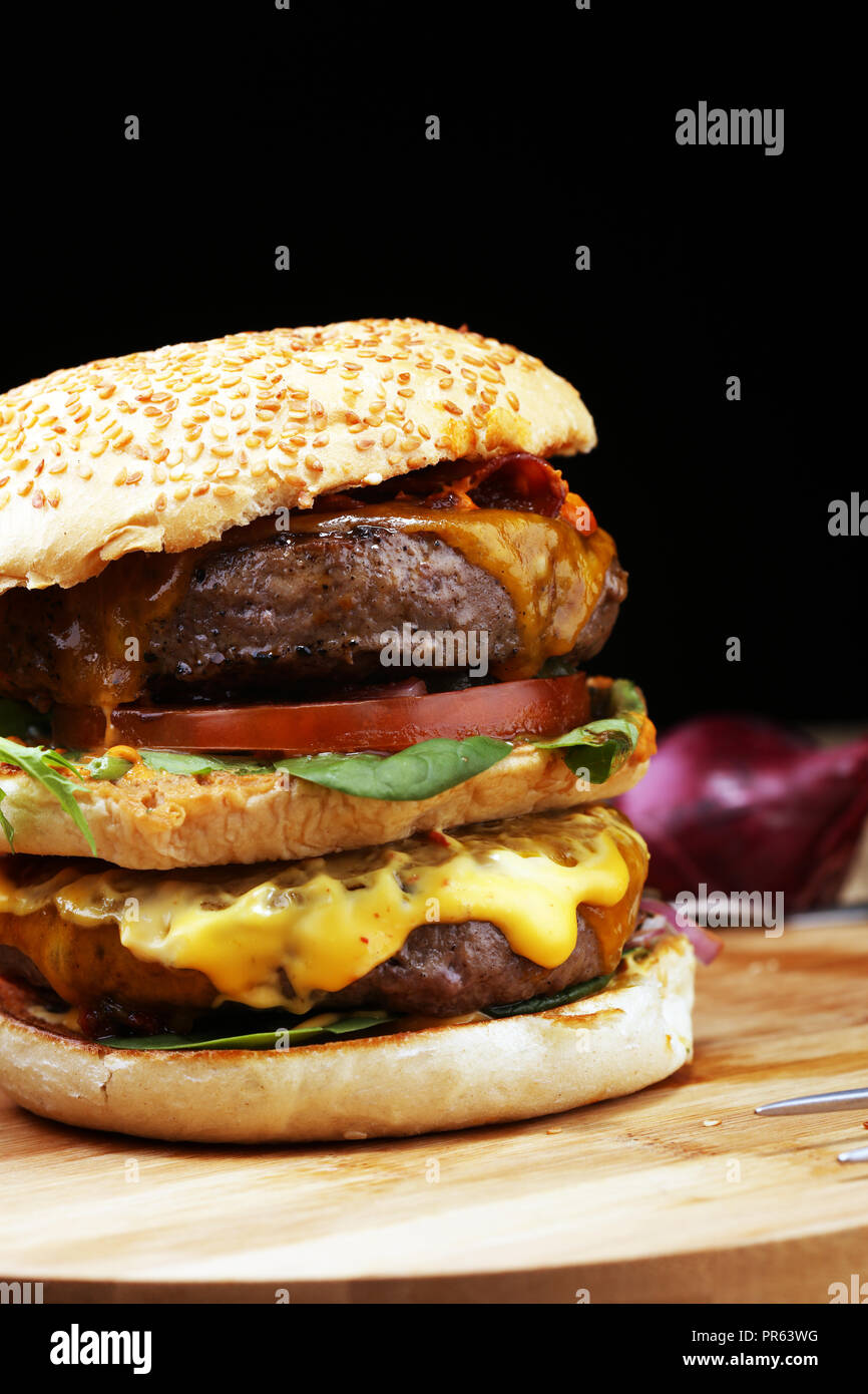 Angus burger hi-res stock photography and images - Alamy