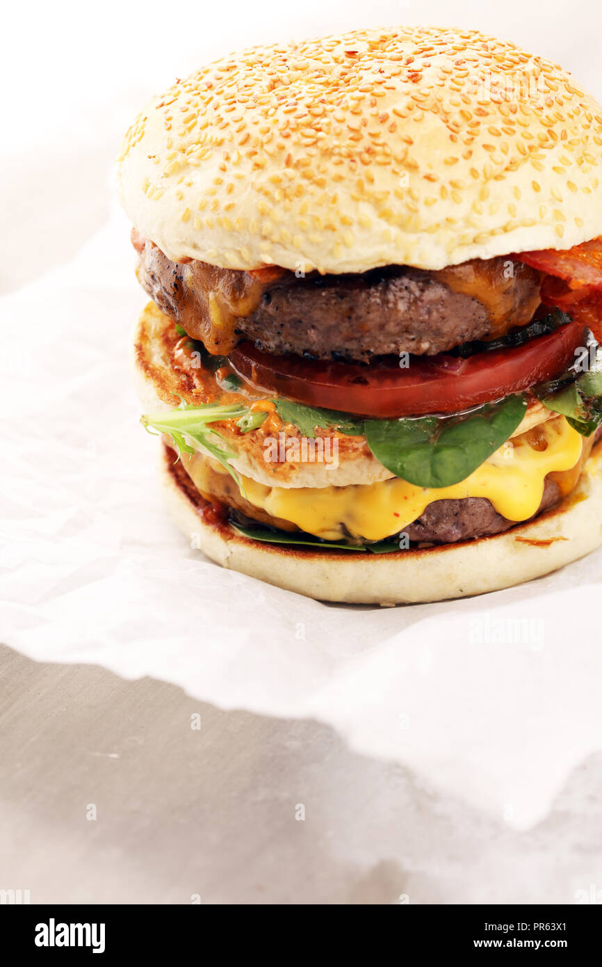 Angus burger hi-res stock photography and images - Alamy