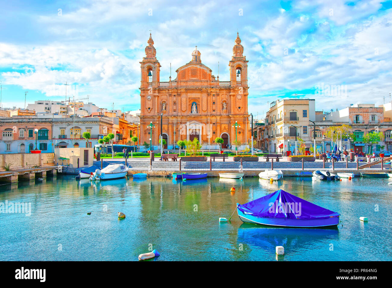 Msida parish church hi-res stock photography and images - Alamy