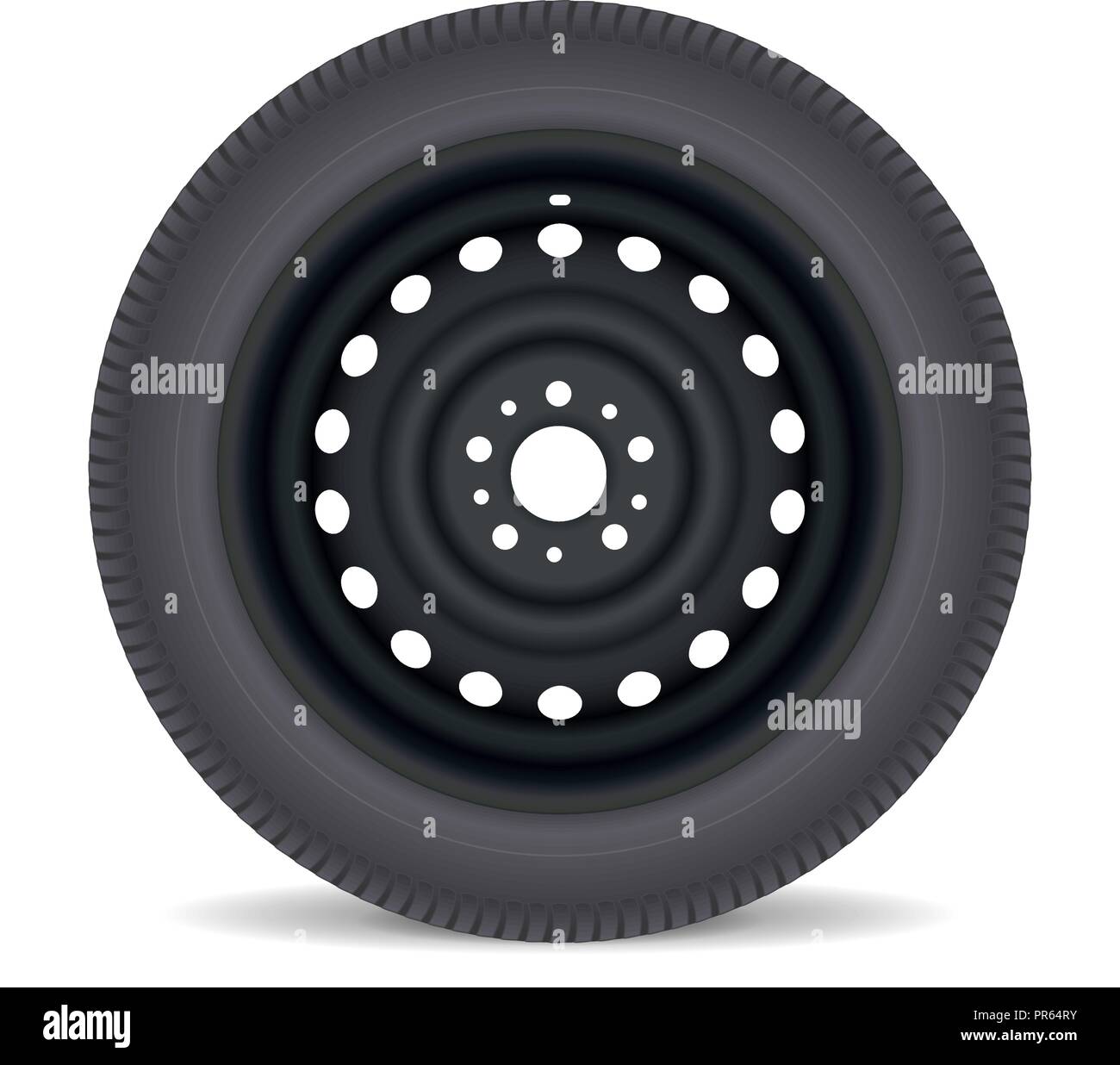 Wheel car Stock Vector Images - Alamy