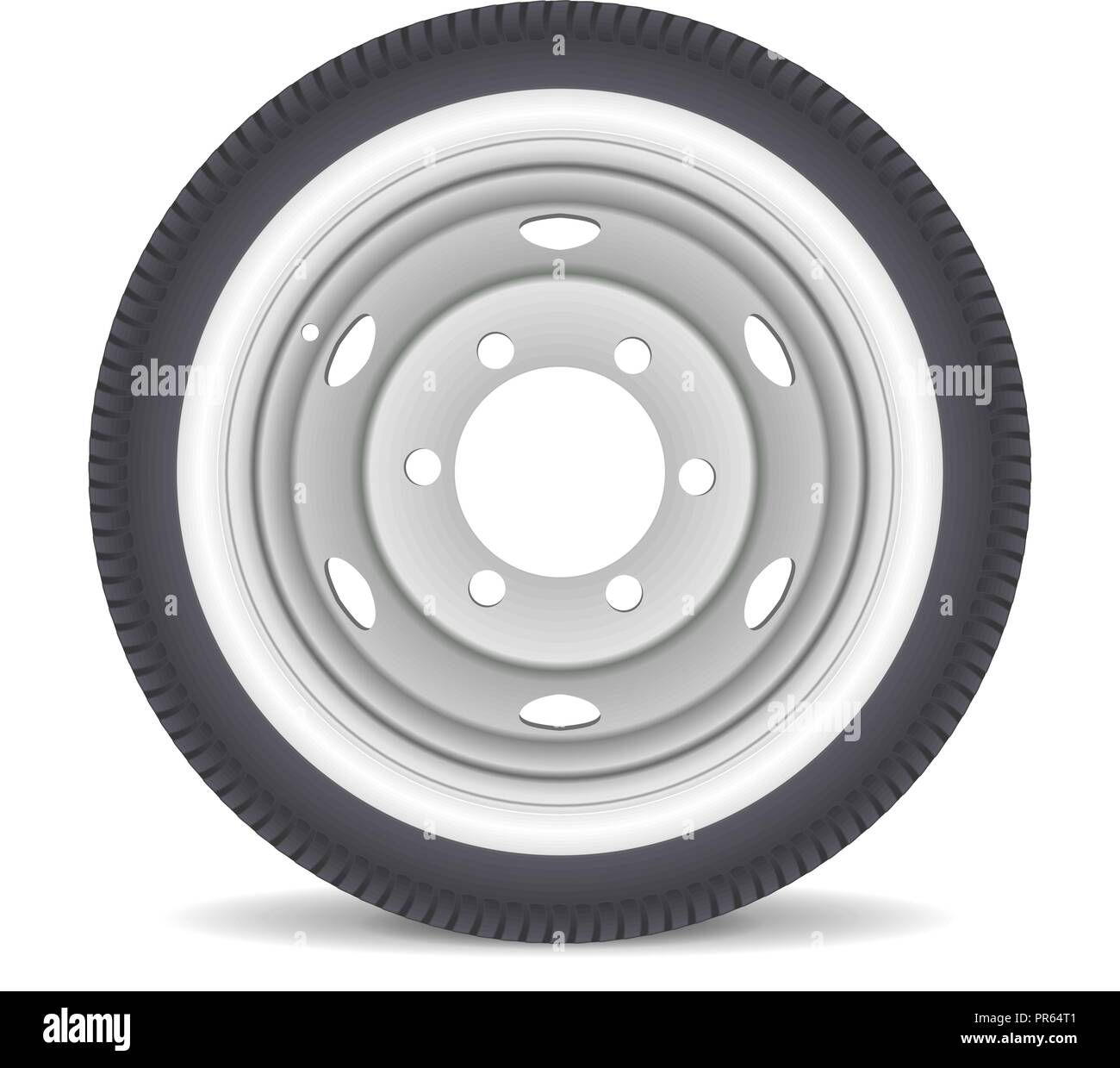 Wheel car Stock Vector Images - Alamy