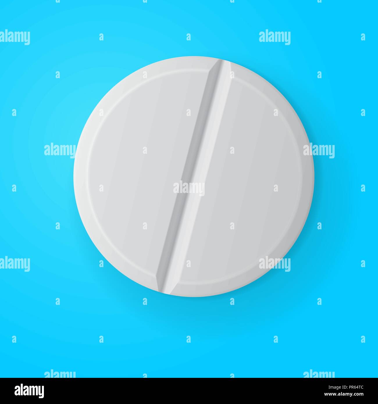 Round blue pill Stock Vector Images - Alamy