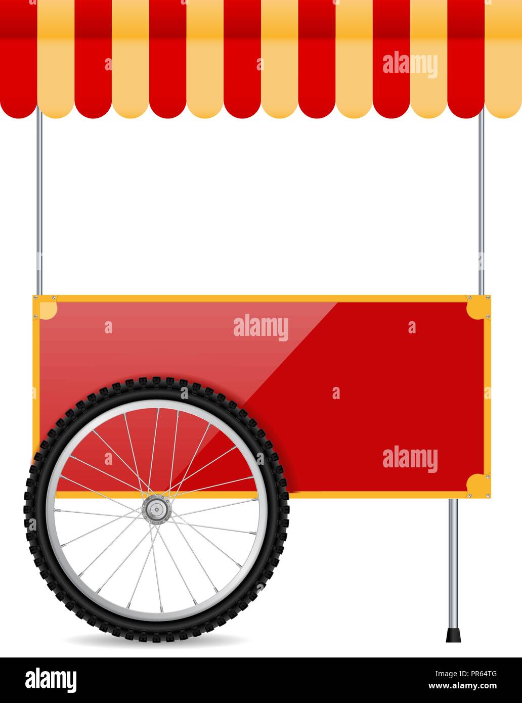 Vector ice cream cart Stock Vector Images - Alamy