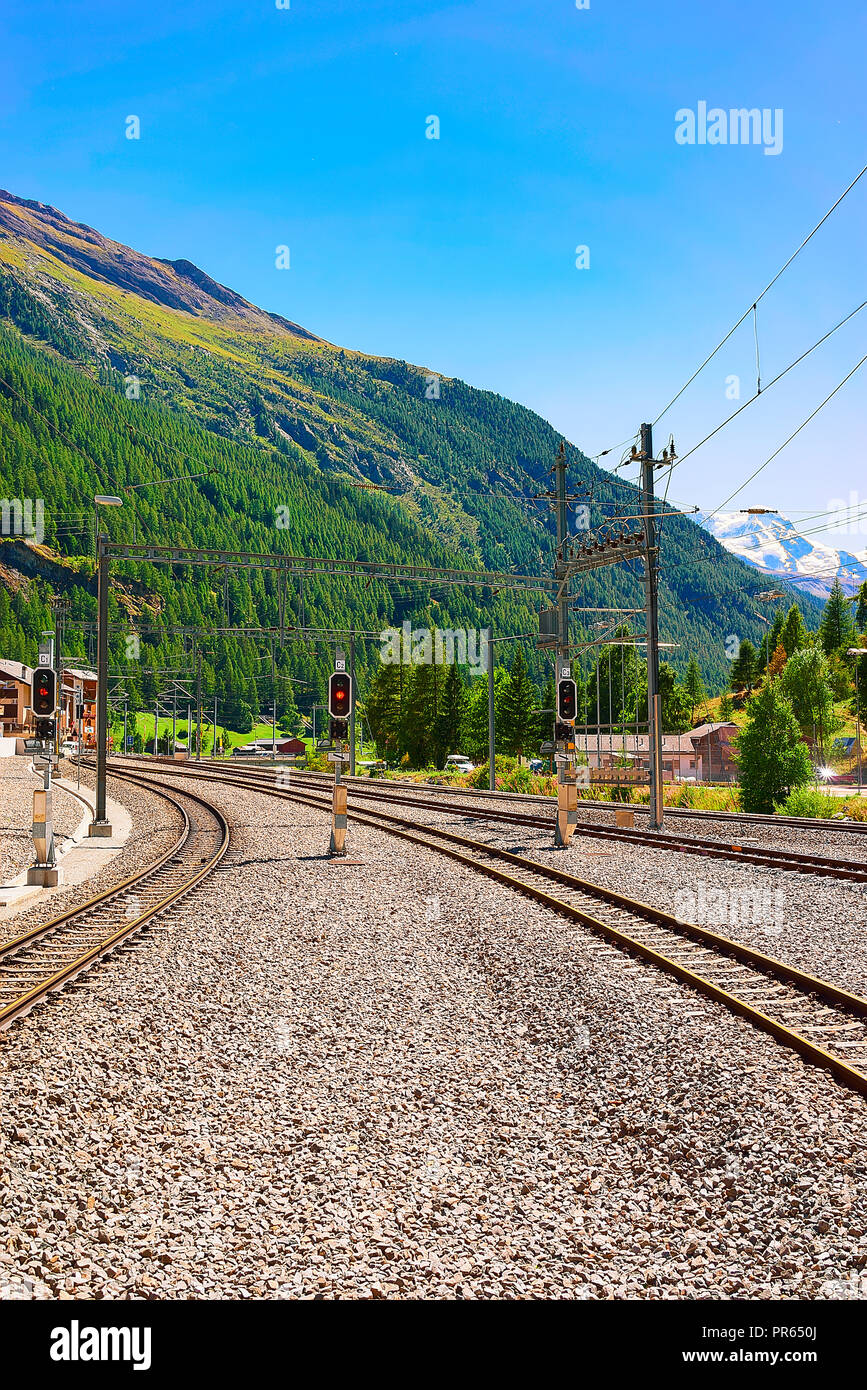 Visp railway hi-res stock photography and images - Alamy