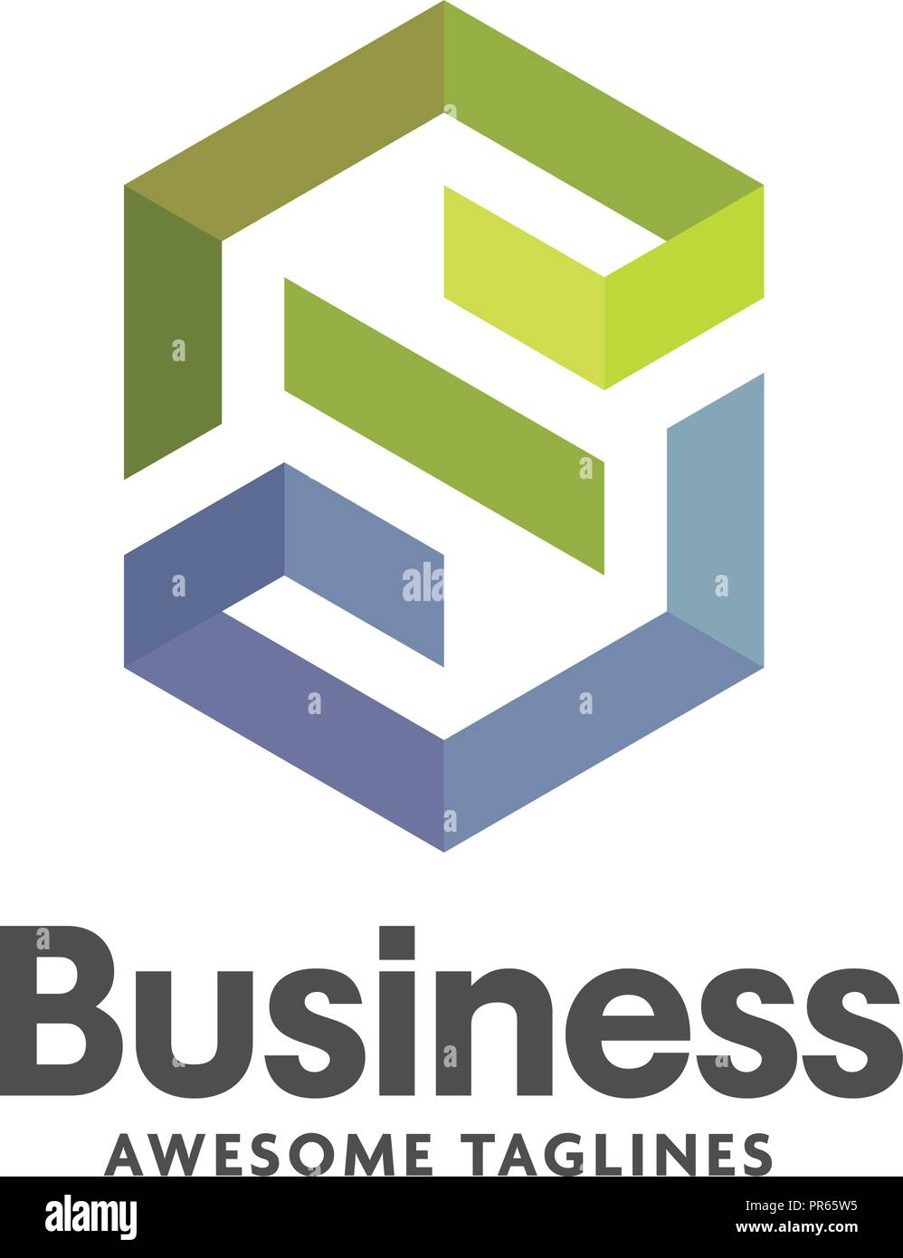 letter S geometric logo vector, creative modern and simple letter S ...