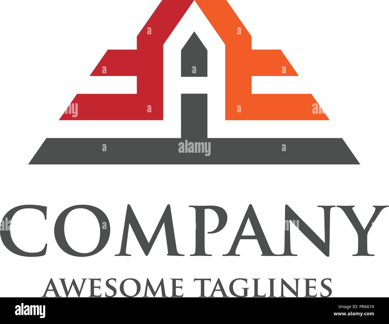 letter A construction logo, letter a Real estate logo concept ...