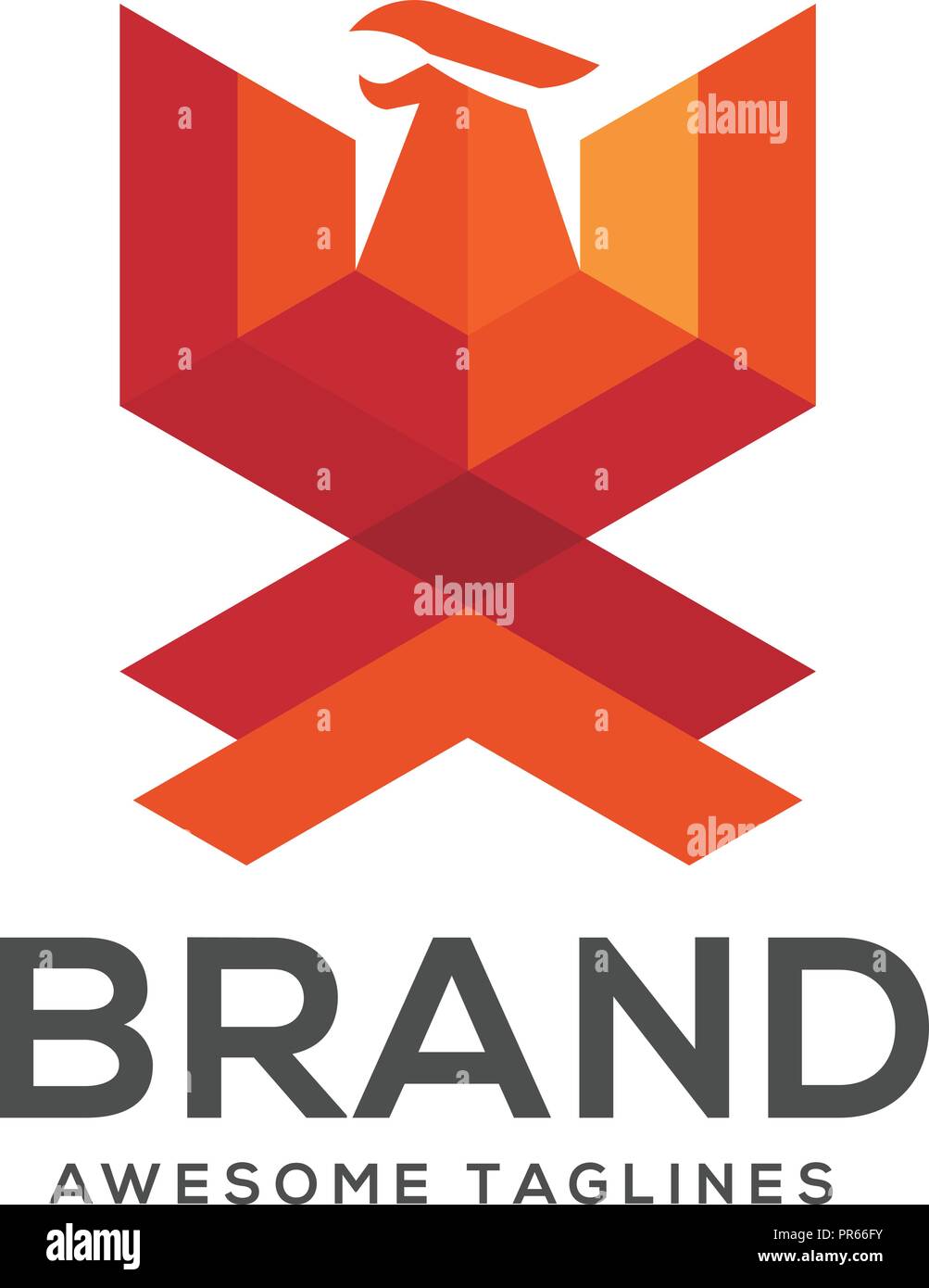 phoenix modern geometric logo concept,best phoenix logo concept, luxury ...