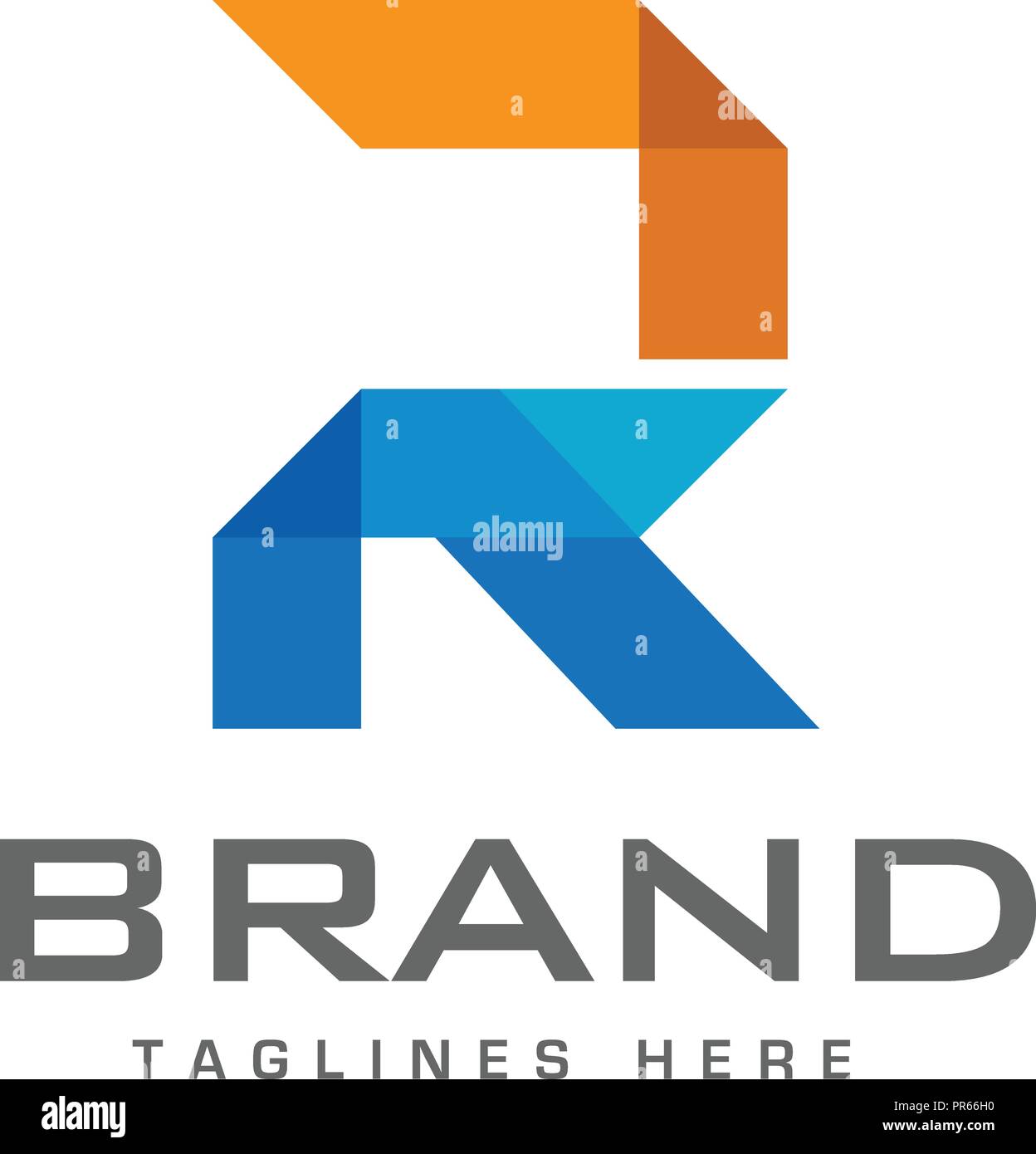 creative letter R with the concept of colorful mosaic style logo vector ...