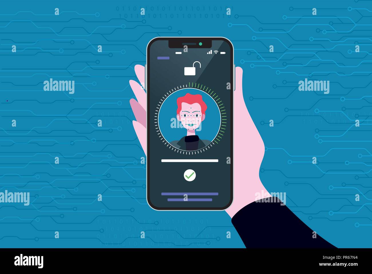 Face recognition hi-res stock photography and images - Alamy