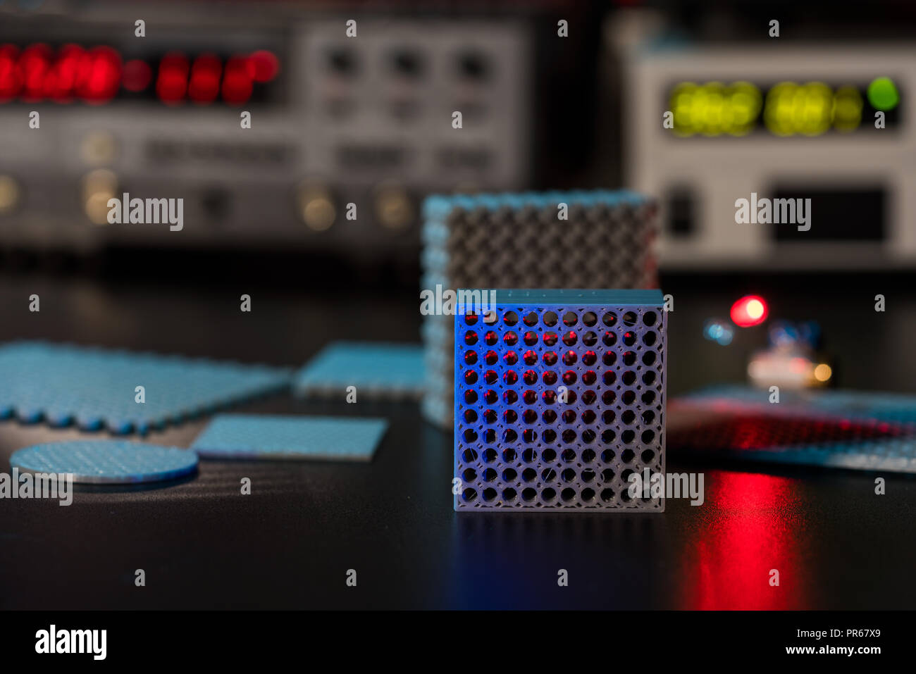 example of metamaterials in physics laboratory Stock Photo - Alamy