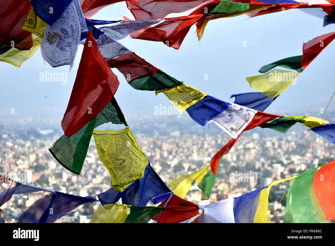 Buddhist prayer flag hi-res stock photography and images - Alamy