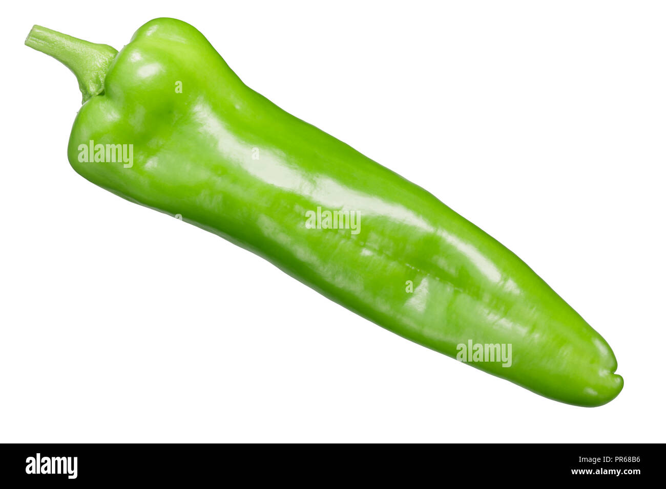 Giant green pepper (Capsicum annuum fruit), whole pod Stock Photo - Alamy