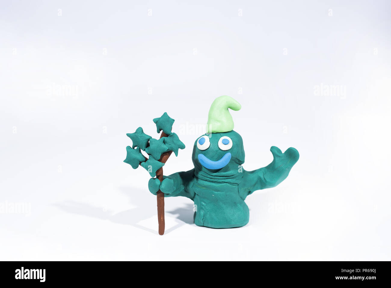 Funny figures made from Play Clay. Year seasons abstraction Stock Photo ...