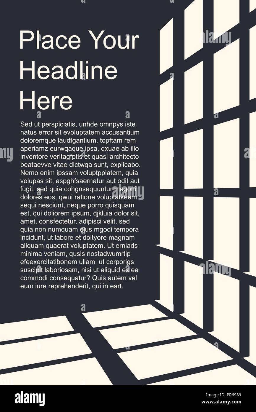 White poster on floor Stock Vector Images - Alamy