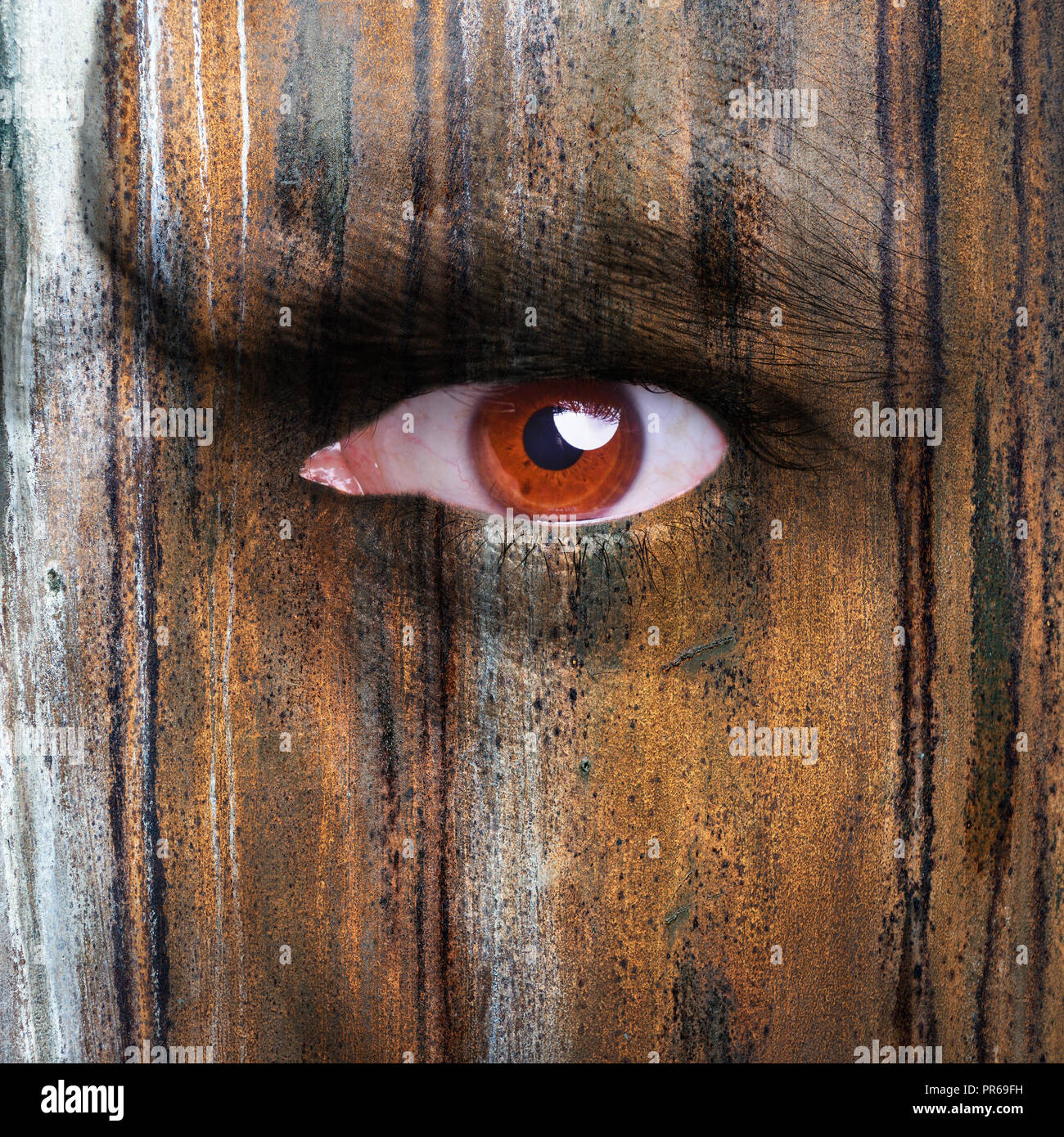 Textured human face close up Stock Photo - Alamy