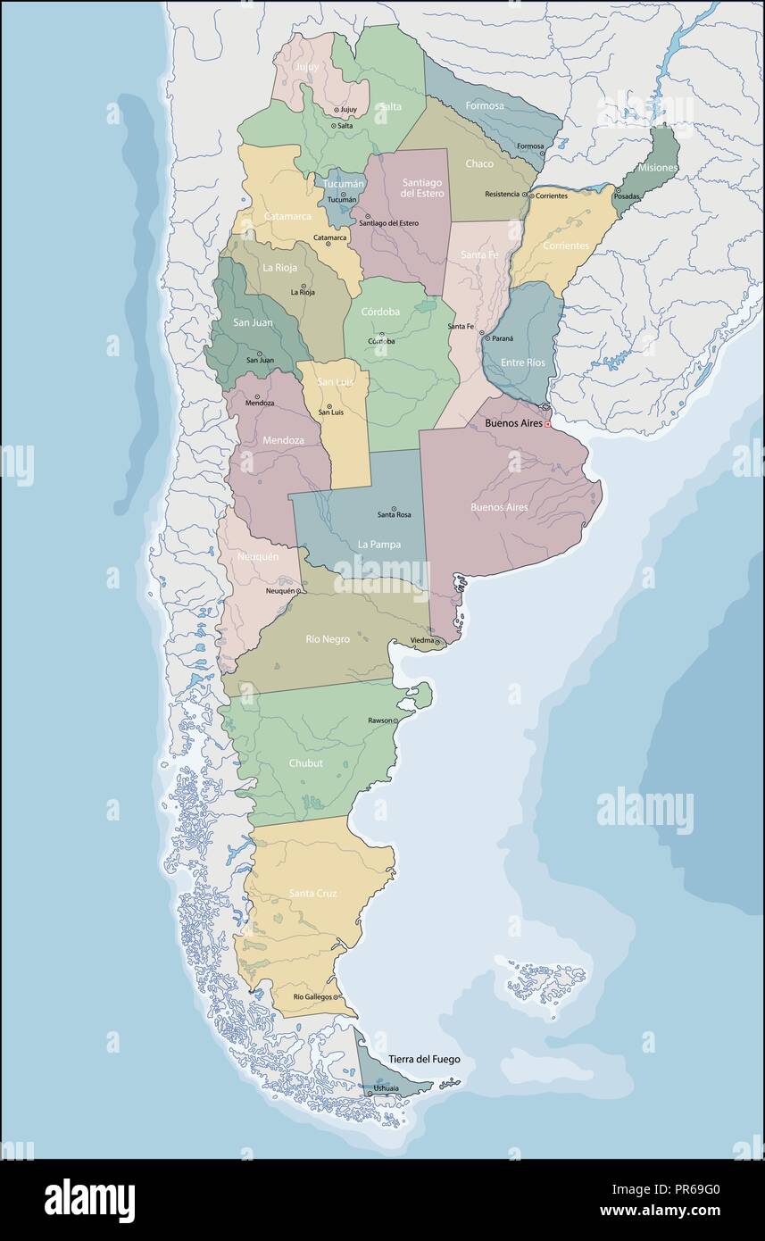 America southern border Stock Vector Images - Alamy