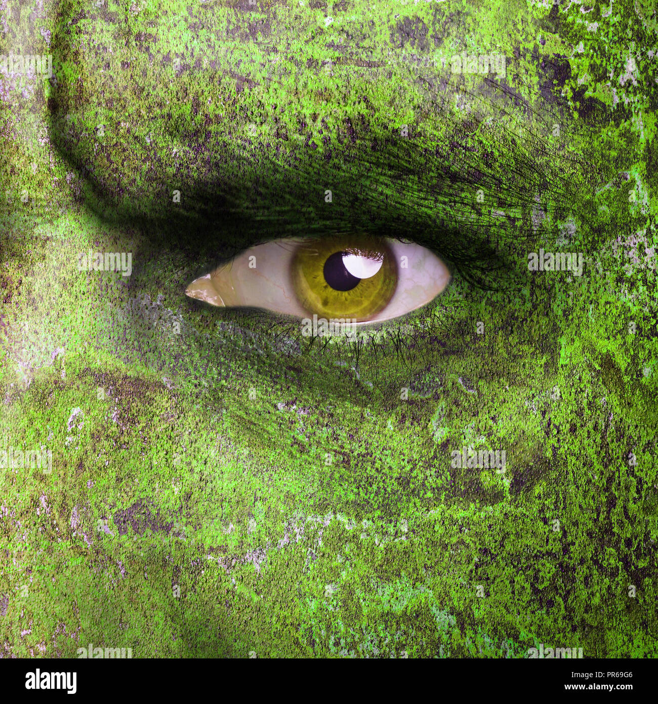 Textured human face close up Stock Photo - Alamy