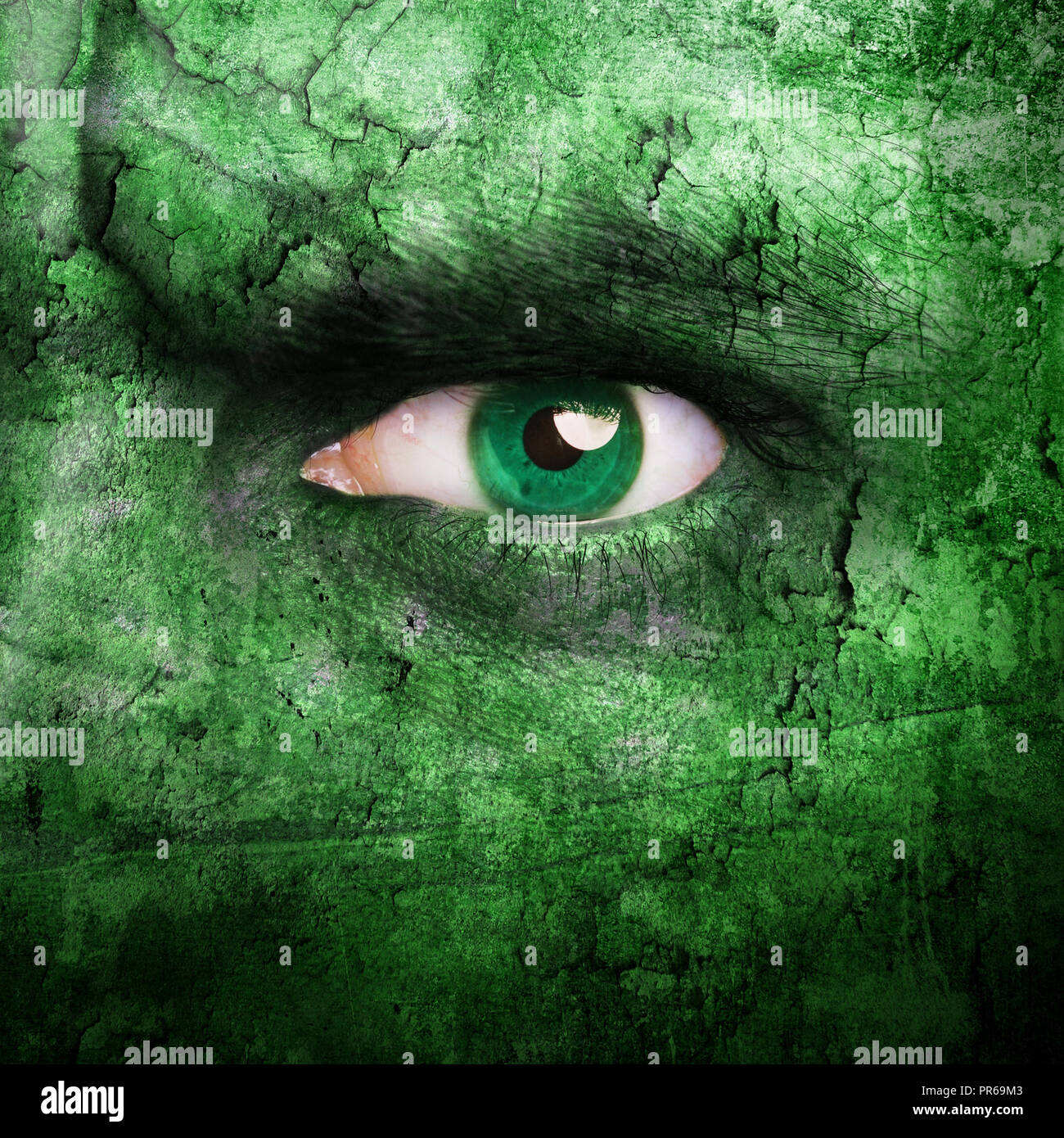 Textured human face close up Stock Photo - Alamy