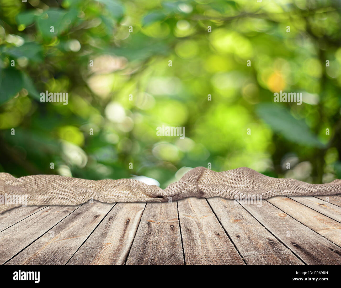 Empty table for display montages Stock Photo - Alamy