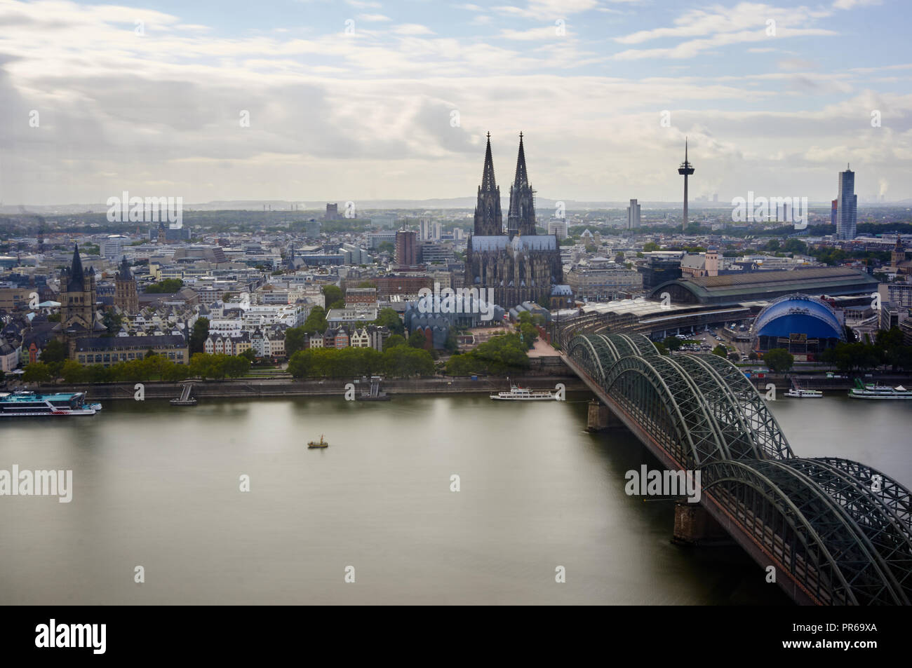 Cologne Cathedral Koelner Dom seen from the top of Cologne Koeln ...