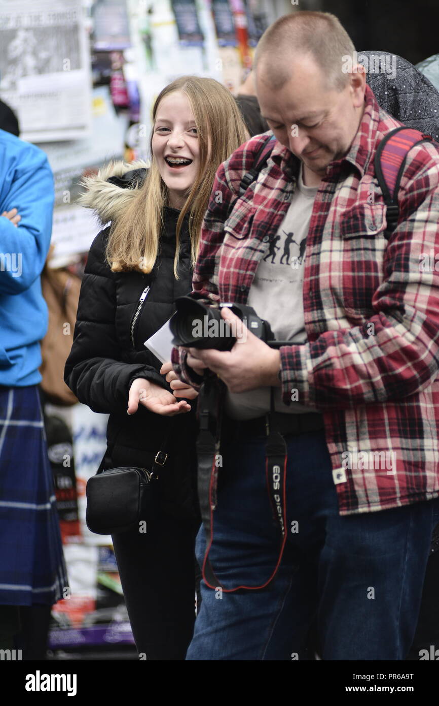 Everyday life in Scotland Edinburgh the capital city of scotland Stock ...