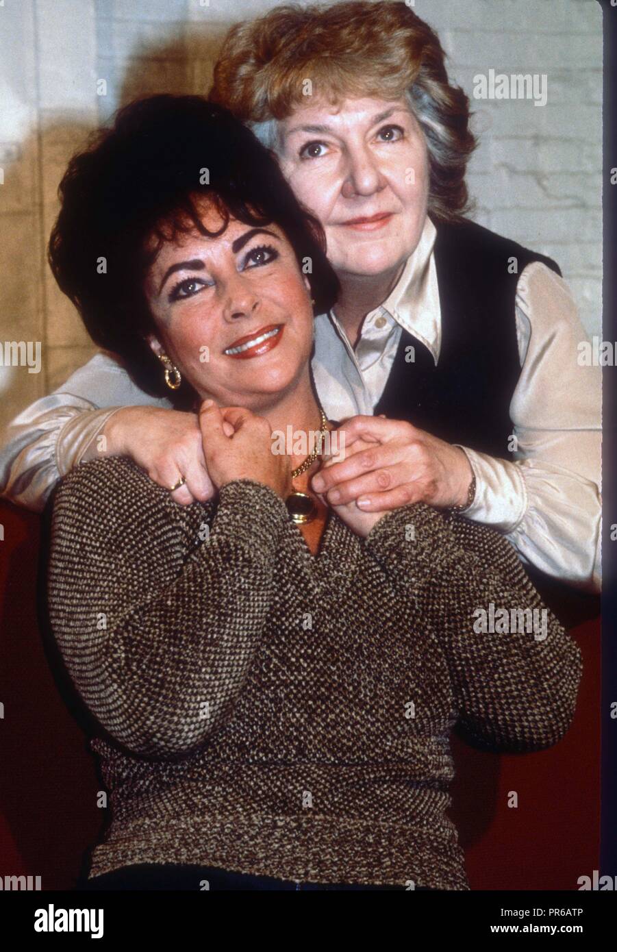 Elizabeth Taylor and Maureen Stapleton 1981 Credit:Adam Scull/PHOTOlink ...