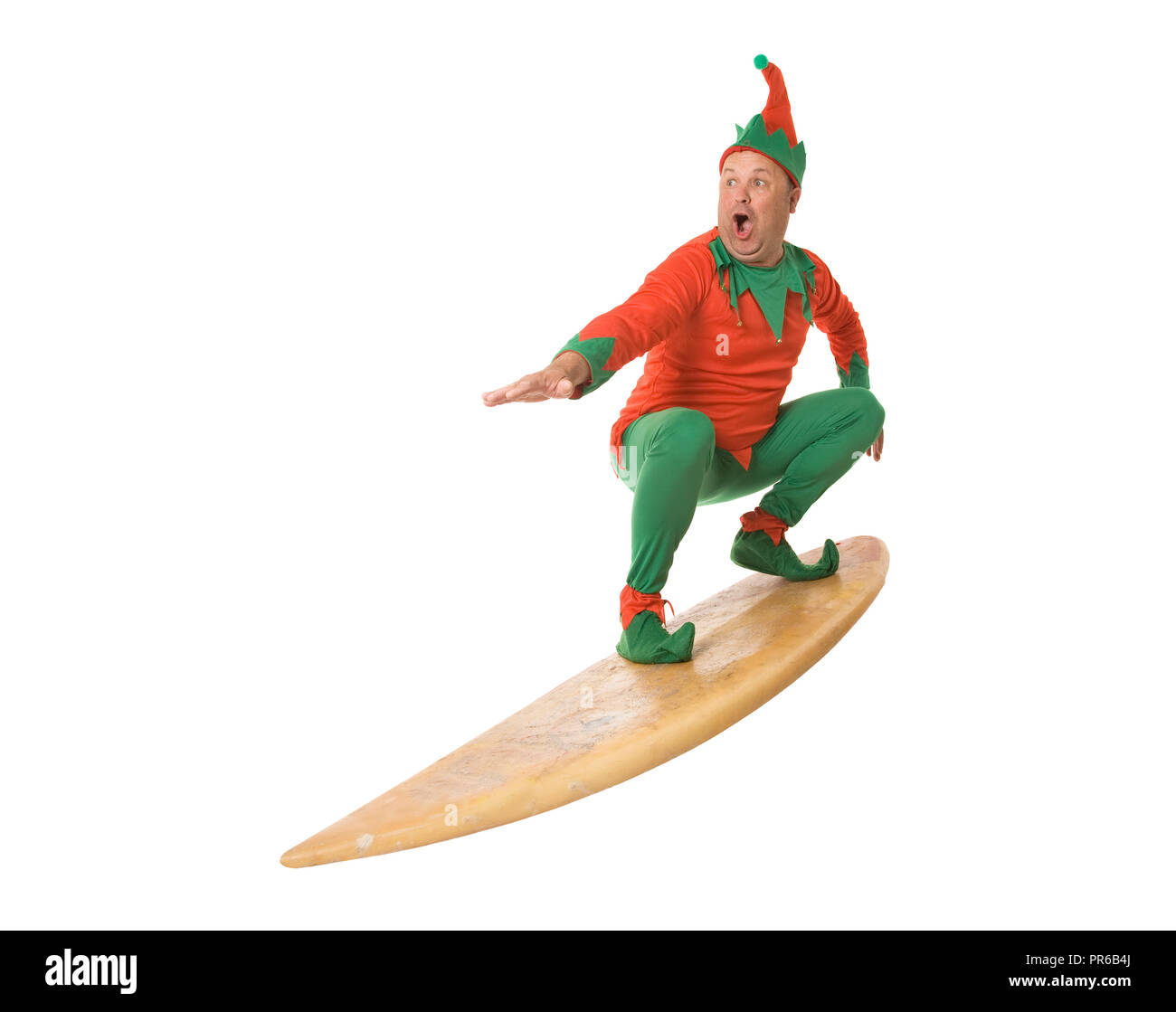 Man beach surfboard Cut Out Stock Images & Pictures - Alamy