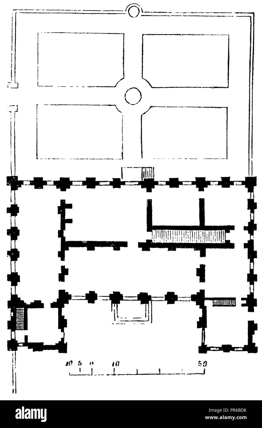 Old historical villa in Black and White Stock Photos & Images - Alamy