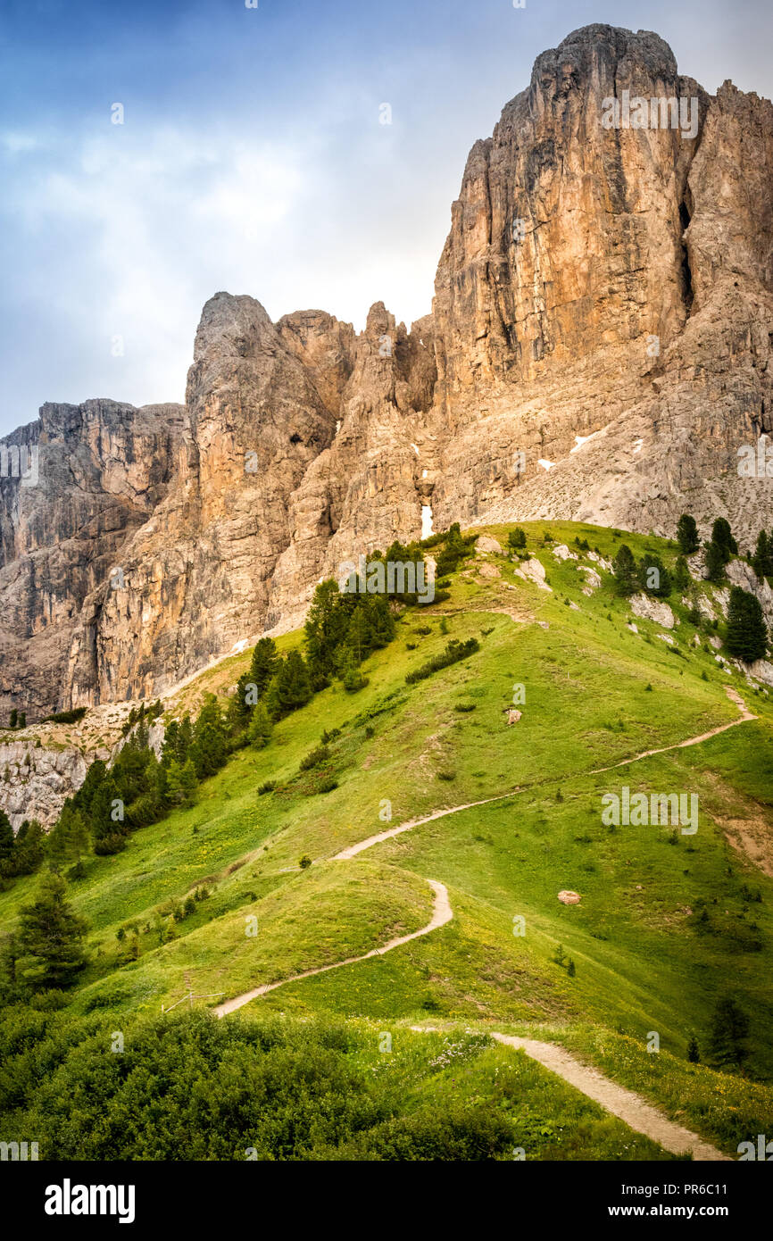 The Dolomites, also called Pale Mountains due to the clear color of its ...