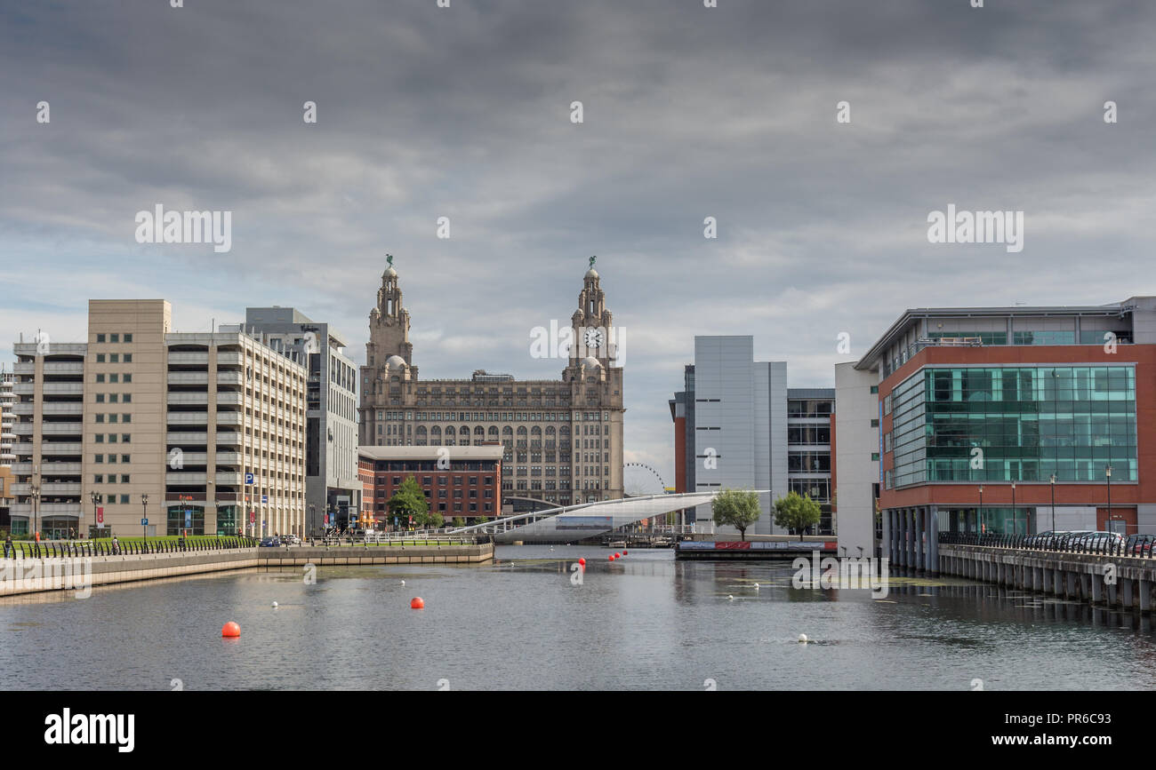Princes Dock, Liverpool waterfront, UK Stock Photo - Alamy