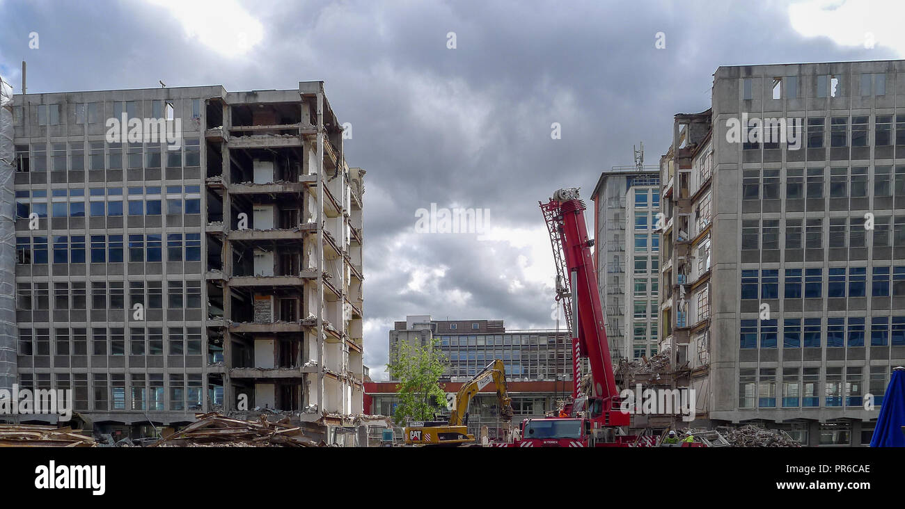 Demolition Manchester High Resolution Stock Photography and Images - Alamy