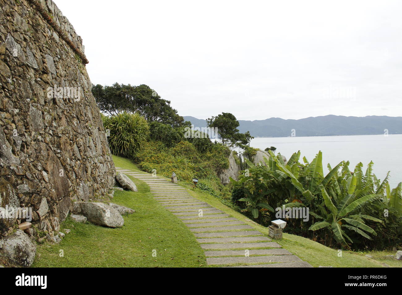 Fort by the ocean Stock Photo - Alamy