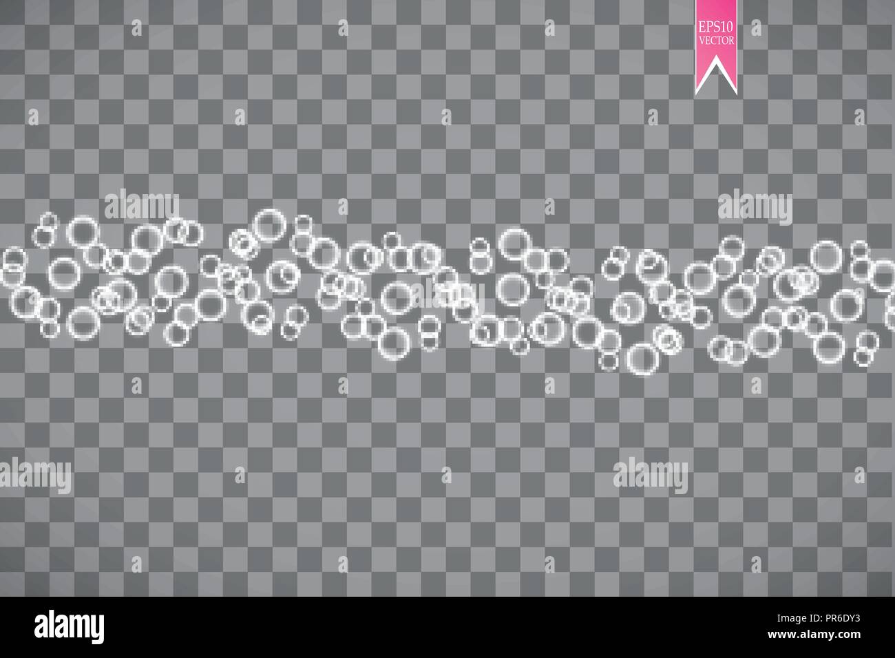 Abstract white bubble effect explosion with light modern design Stock ...